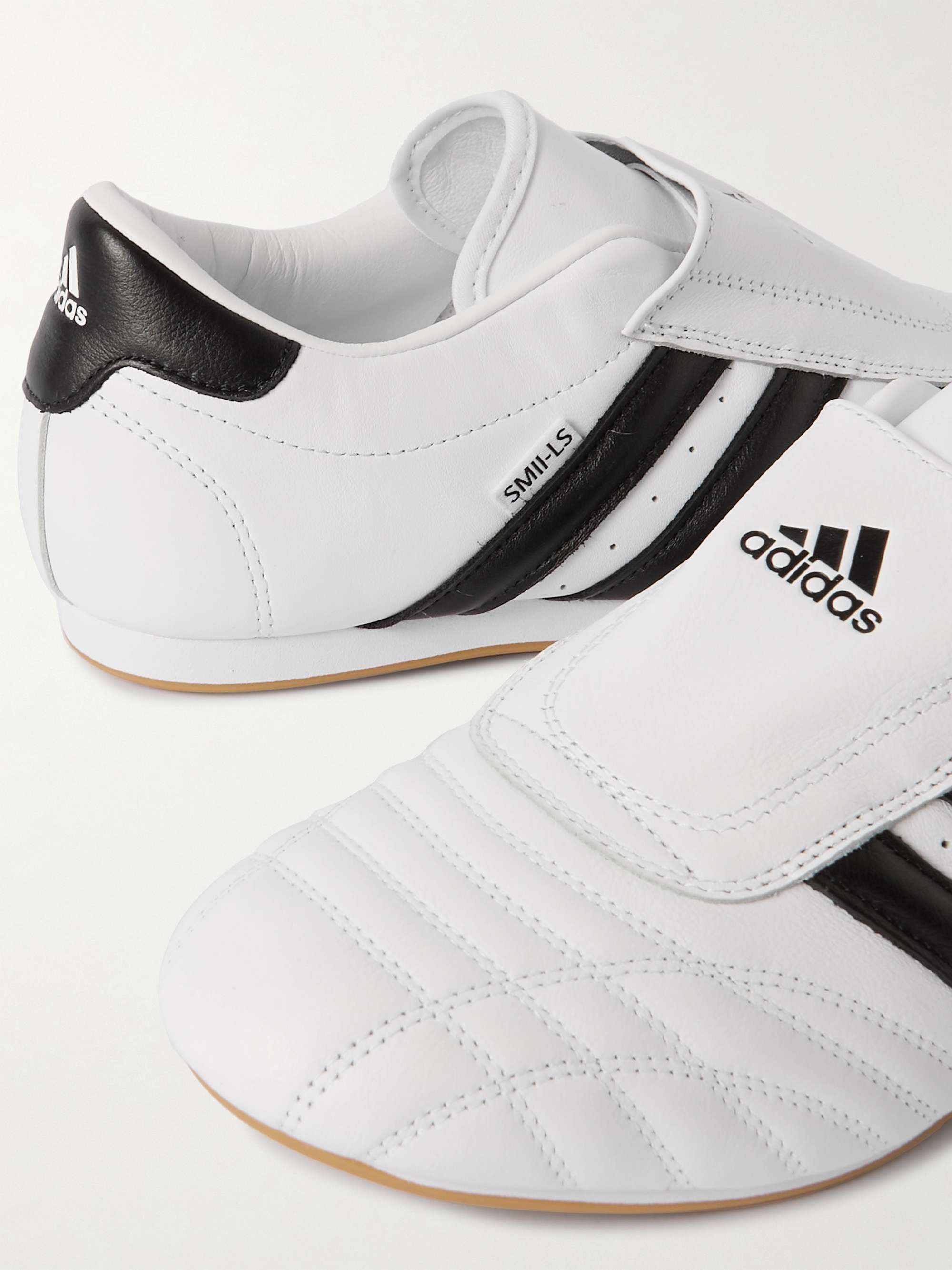 ADIDAS ORIGINALS Taekwondo quilted leather sneakers | NET-A-PORTER