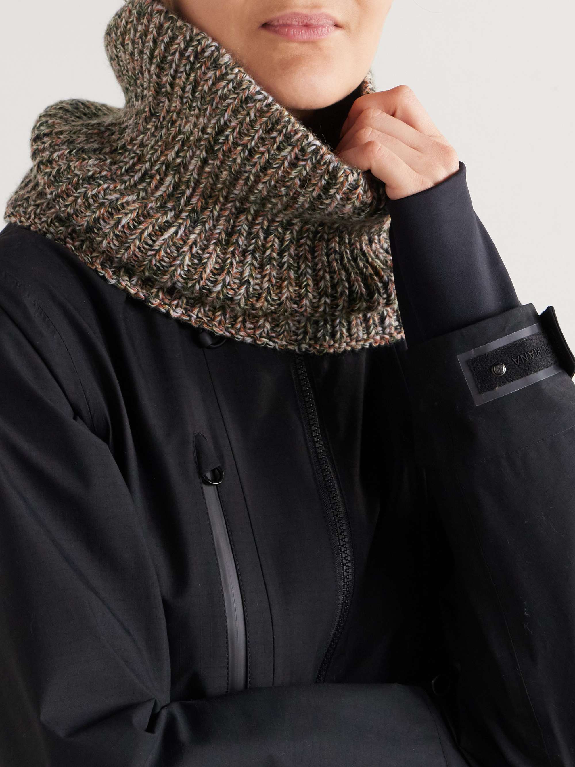 LORO PIANA Alpe Granus ribbed cashmere snood | NET-A-PORTER