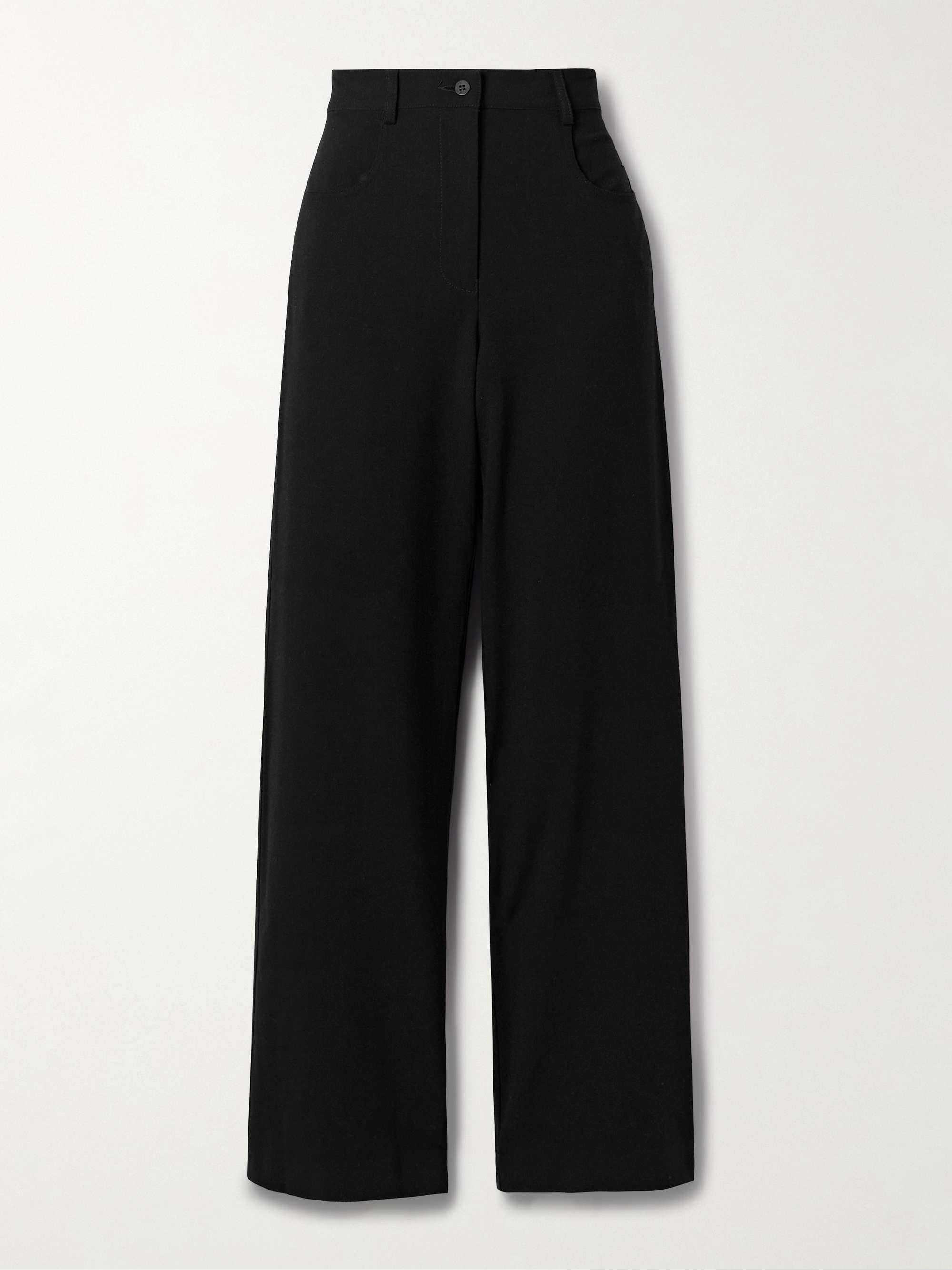 MATTEAU Wool-blend crepe straight-leg pants | NET-A-PORTER