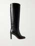 CHRISTIAN LOUBOUTIN Loo Botta 85 leather knee boots | NET-A-PORTER