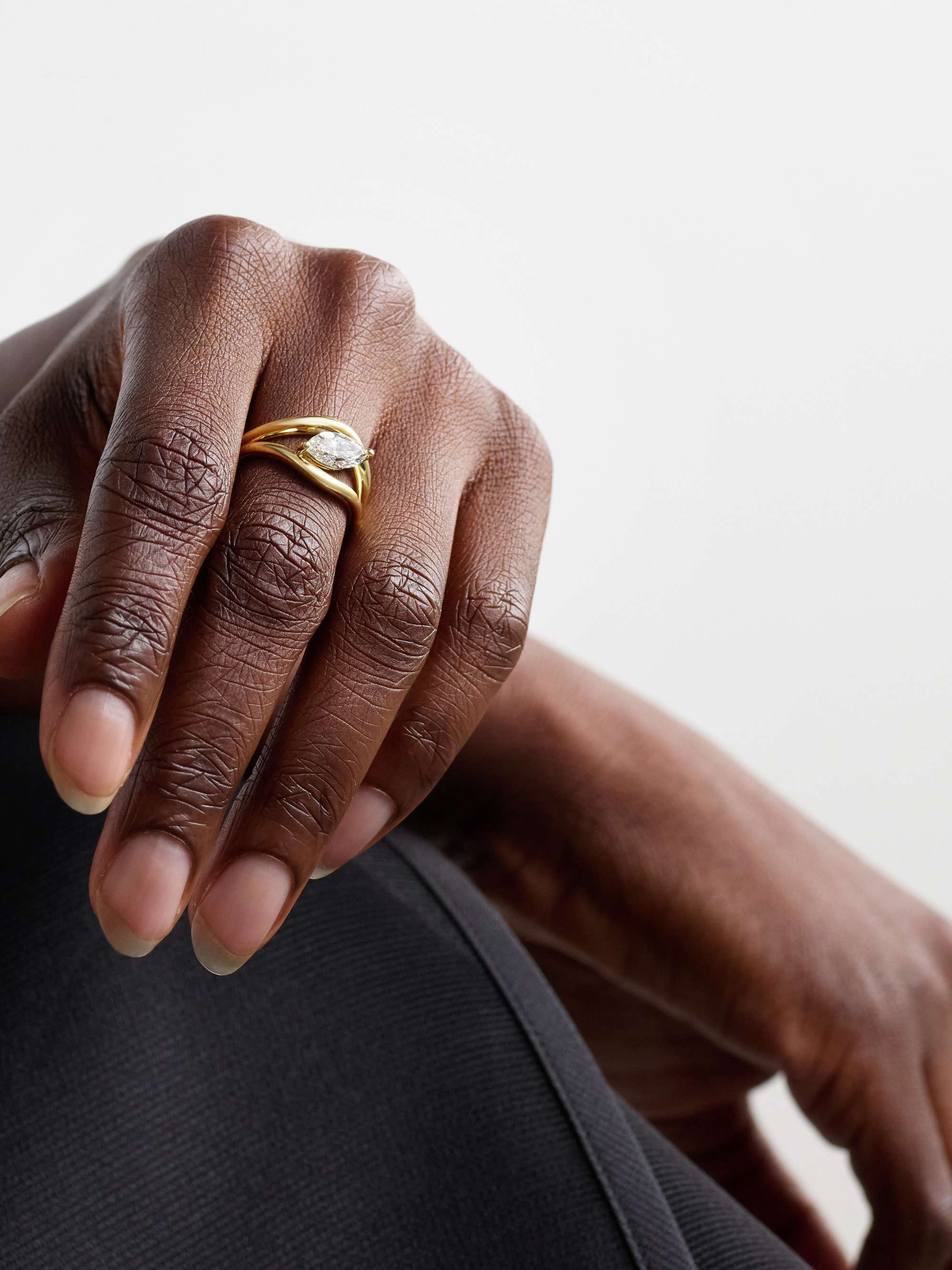 KIMAÏ Amelia 18-karat recycled gold laboratory-grown diamond ring | NET ...