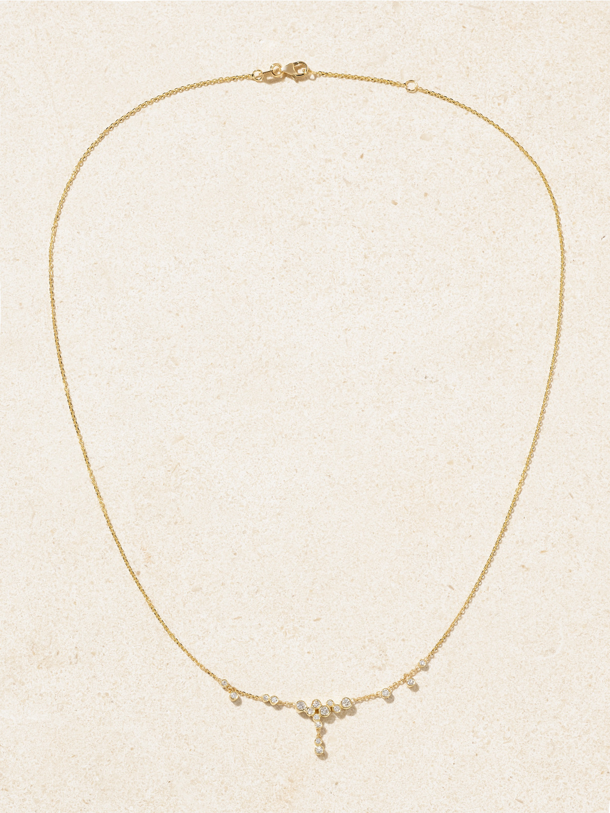 Kimai Waterfall 18-karat Recycled Gold Laboratory-grown Diamond ...