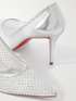 CHRISTIAN LOUBOUTIN Apostropha 80 crystal-embellished mesh pumps | NET ...