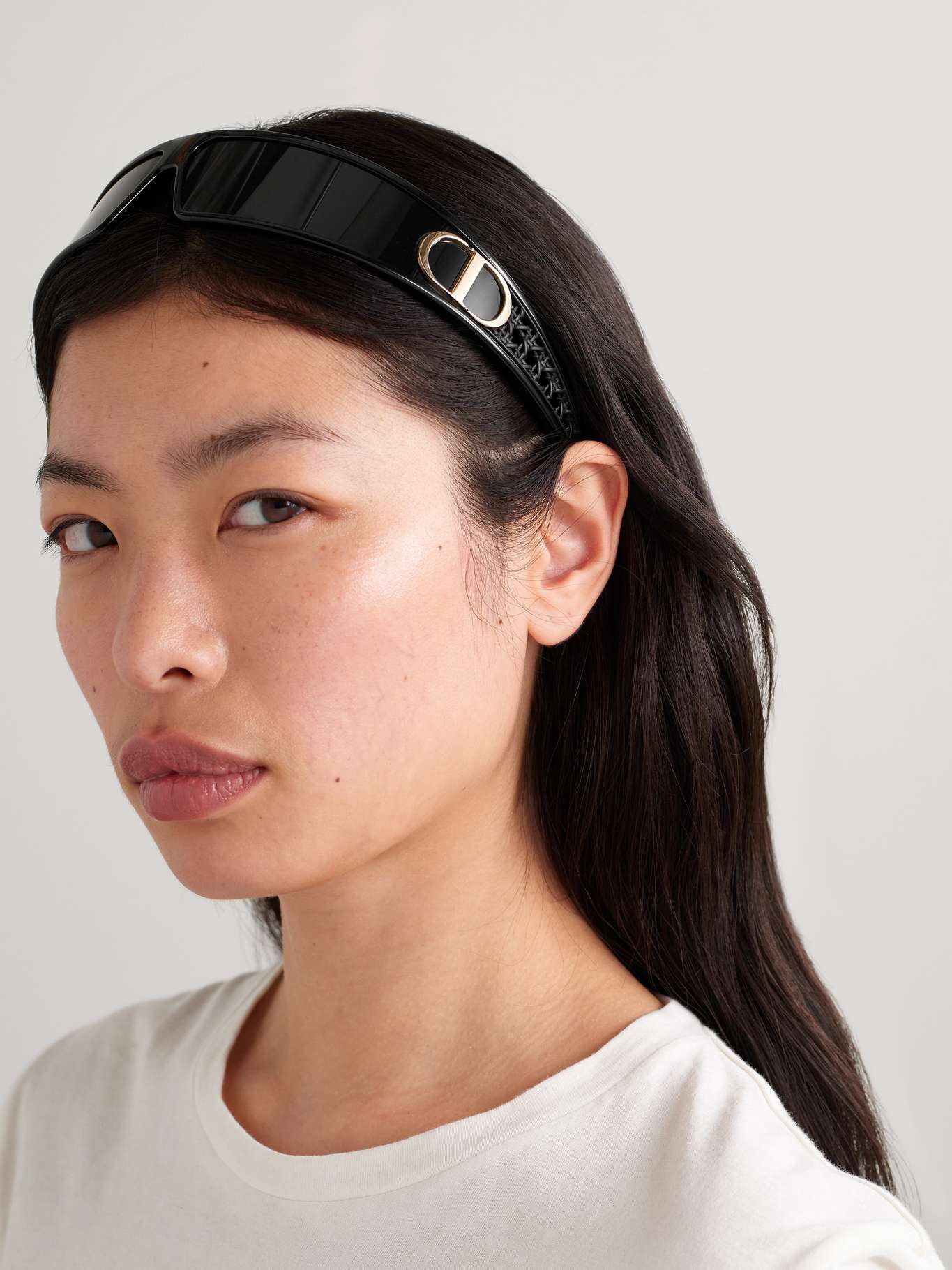 DIOR EYEWEAR VeryDior M1U wrap-around acetate sunglasses | NET-A-PORTER