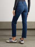 MOTHER The Mid-Rise Rider Flood mid-rise skinny jeans | NET-A-PORTER