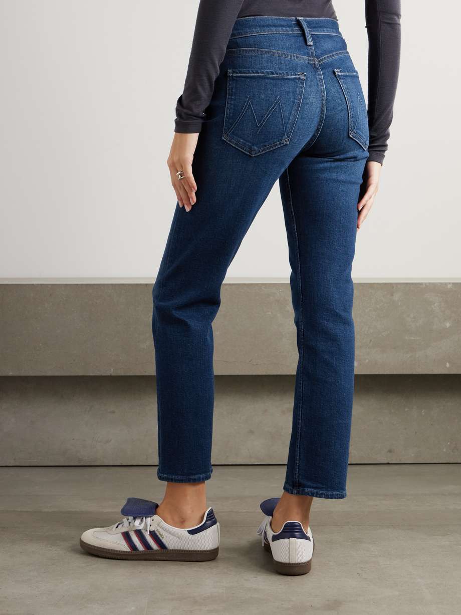 MOTHER The Mid-Rise Rider Flood mid-rise skinny jeans | NET-A-PORTER
