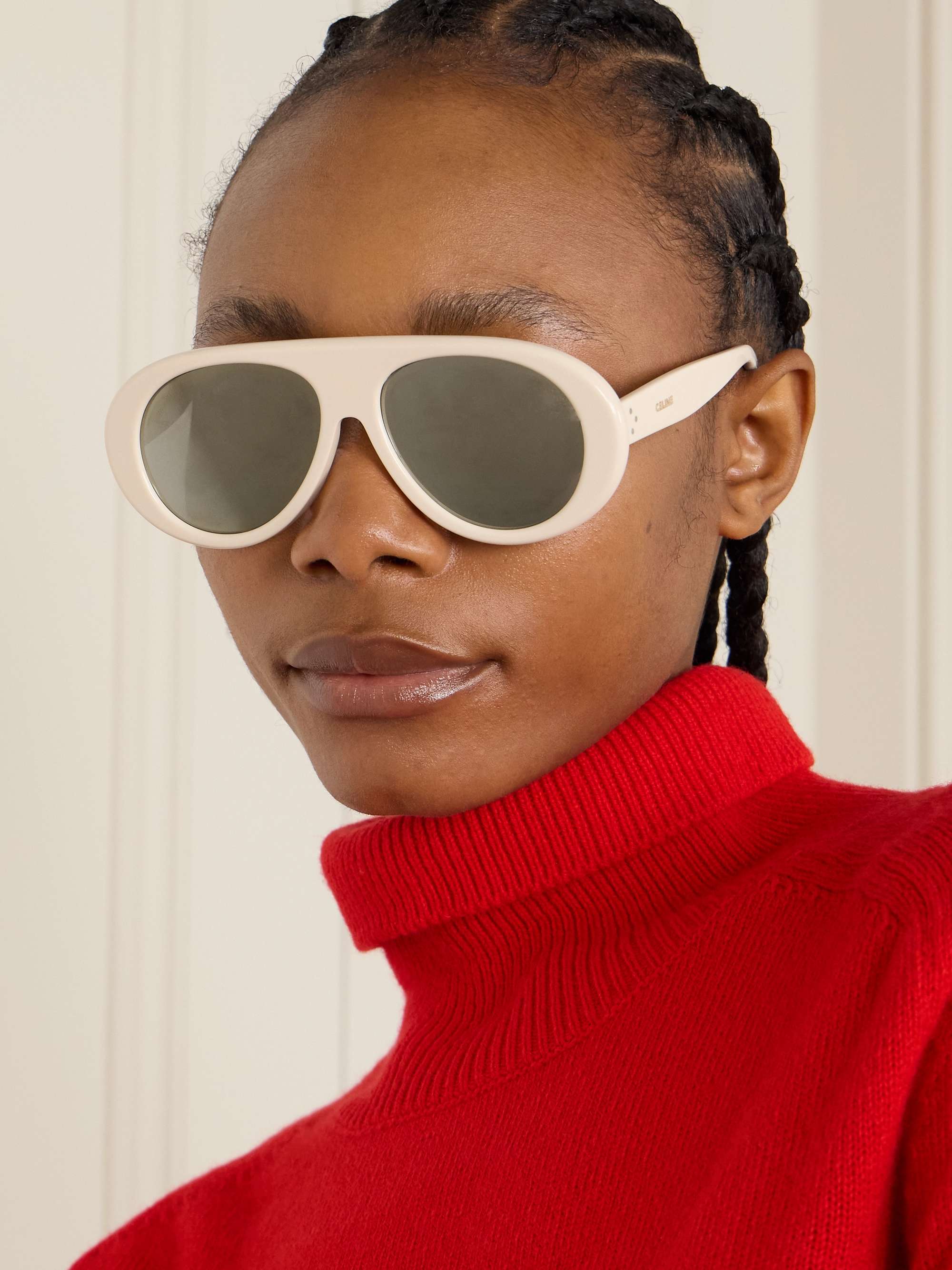 CELINE EYEWEAR Aviator-style acetate sunglasses | NET-A-PORTER