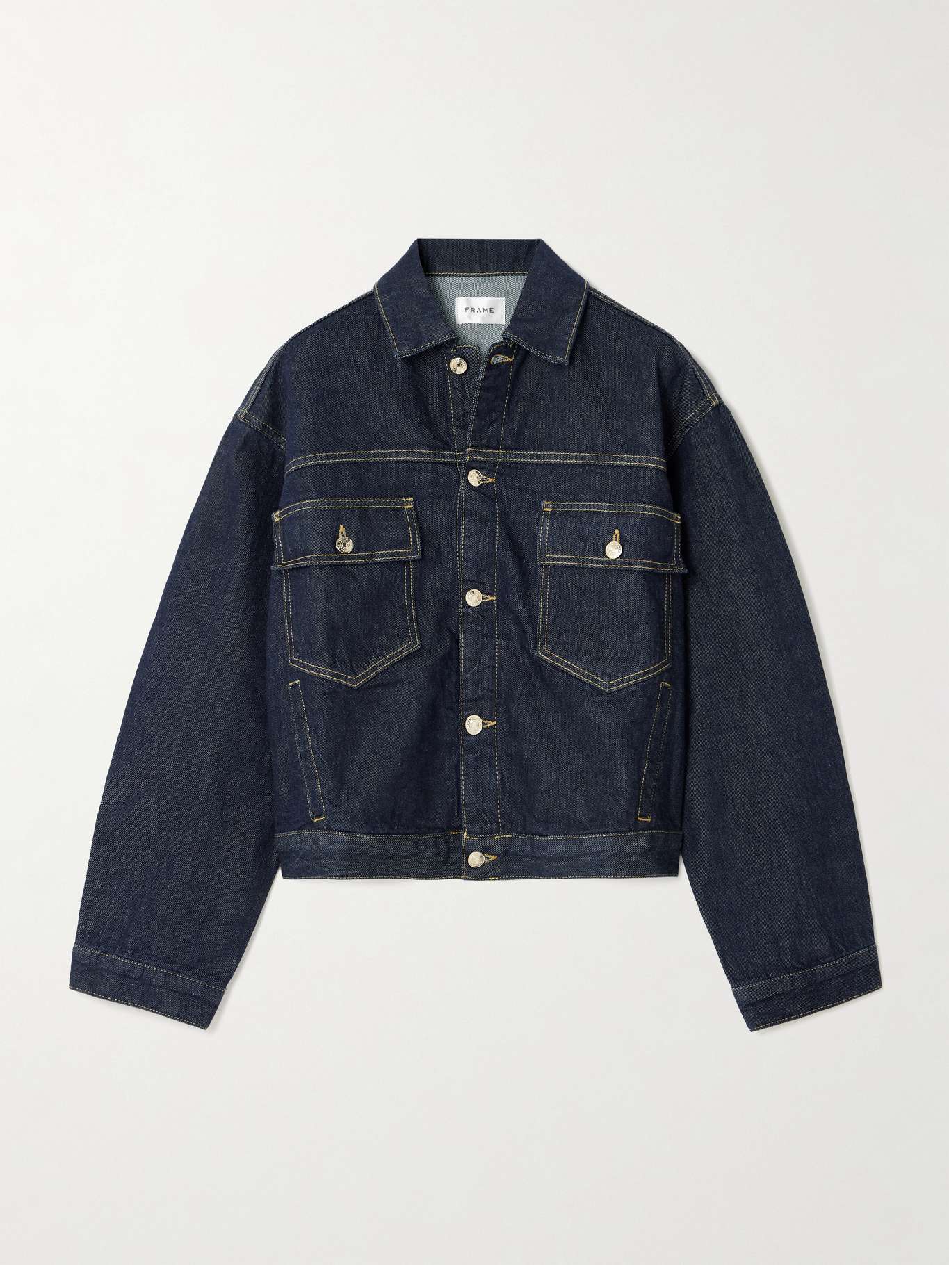 FRAME The Boxy Classic denim jacket | NET-A-PORTER