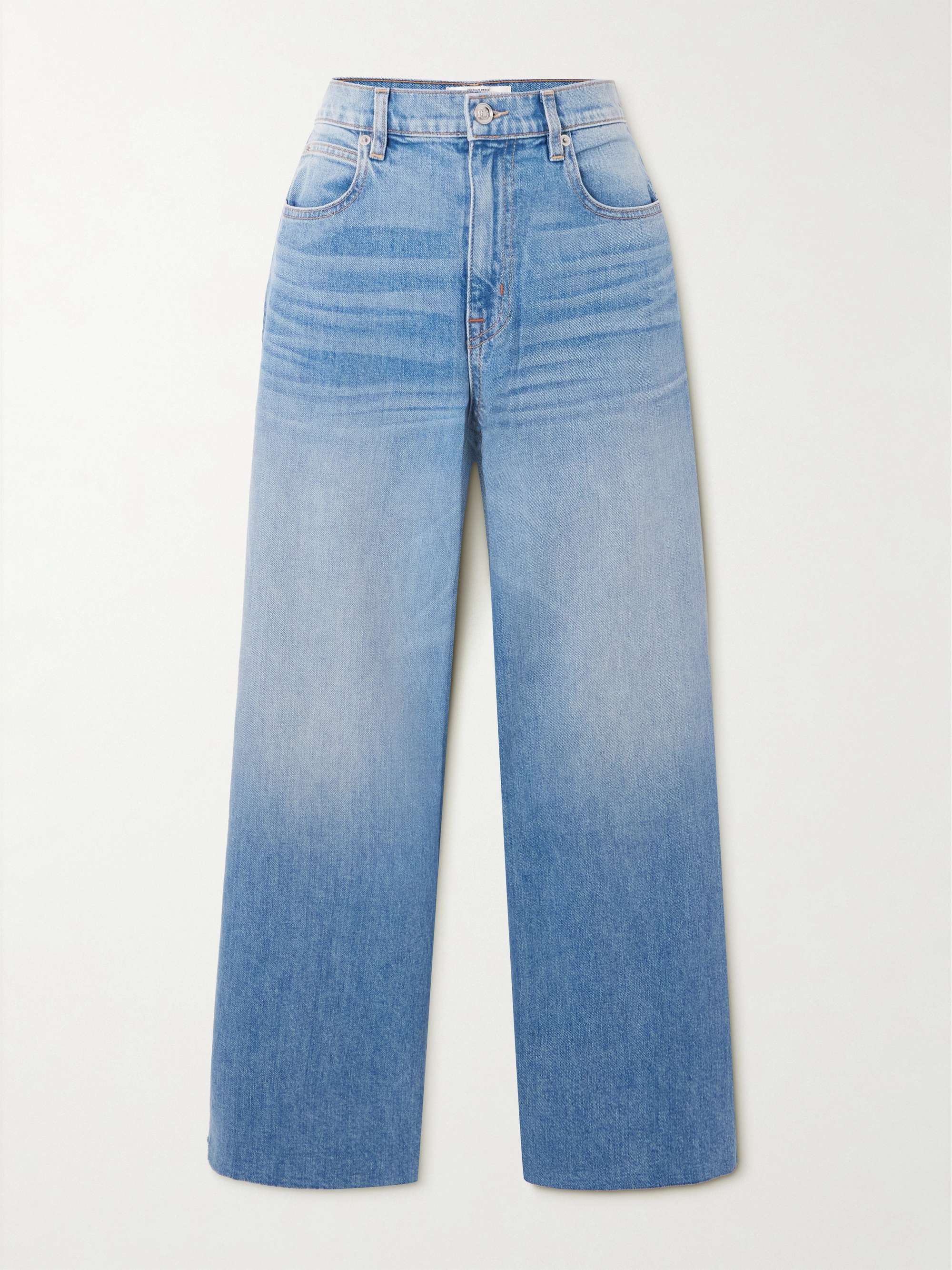 SLVRLAKE Grace cropped high-rise wide-leg jeans | NET-A-PORTER