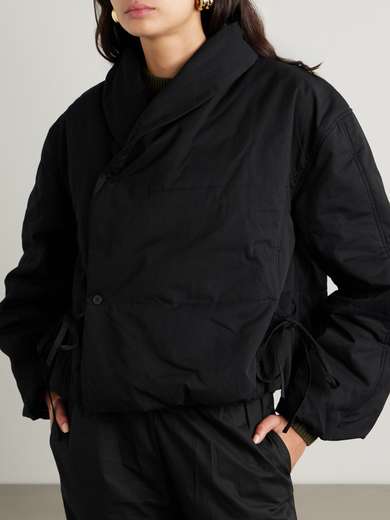 DEIJI STUDIOS Bubble padded organic cotton-twill jacket | NET-A-PORTER
