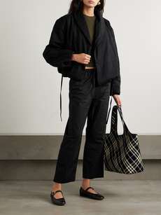DEIJI STUDIOS Bubble padded organic cotton-twill jacket | NET-A-PORTER