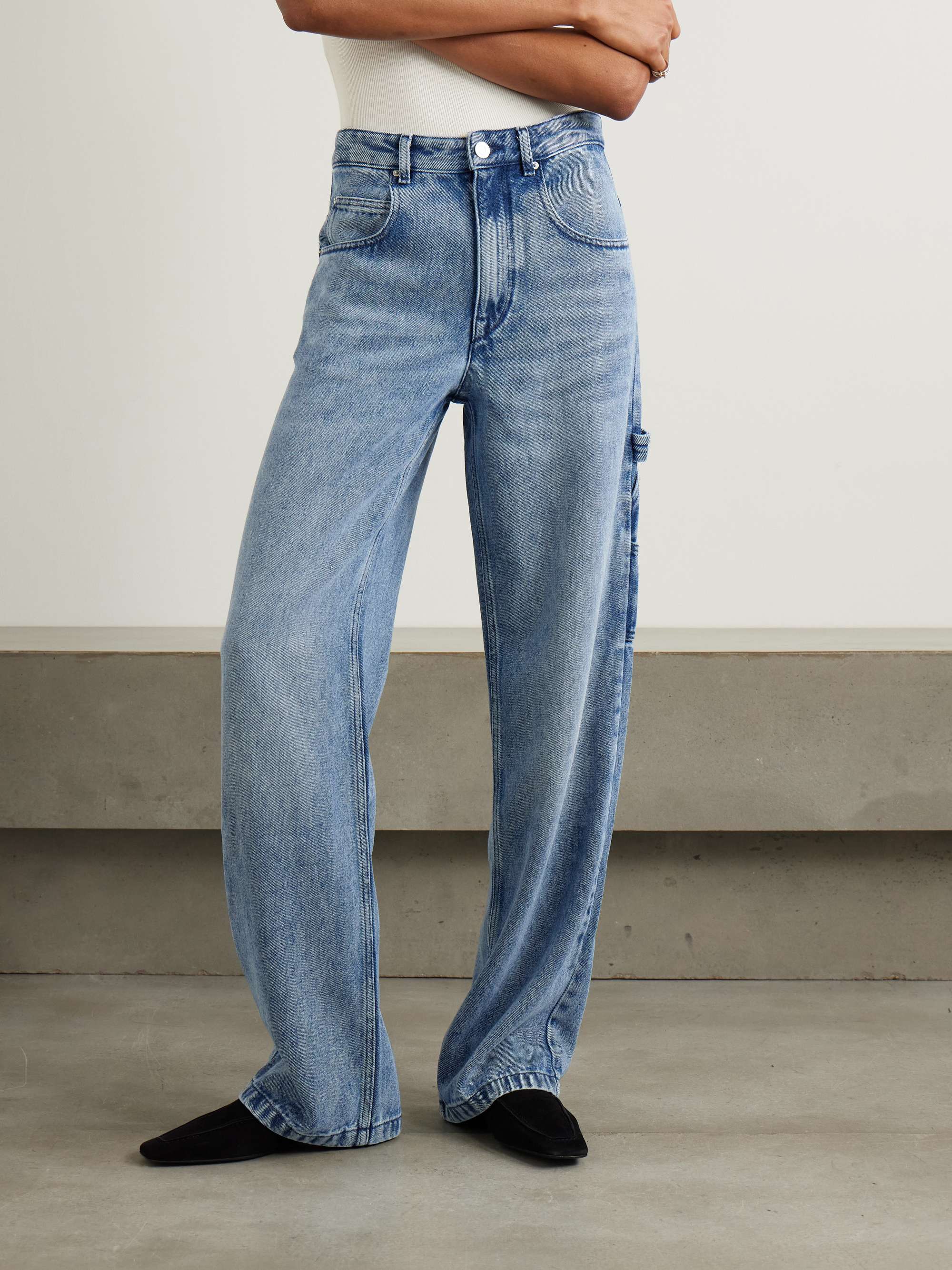 ISABEL MARANT Bymara mid-rise wide-leg jeans | NET-A-PORTER