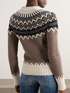 CHLOÉ Fair Isle alpaca, merino wool and cashmere-blend sweater | NET-A ...
