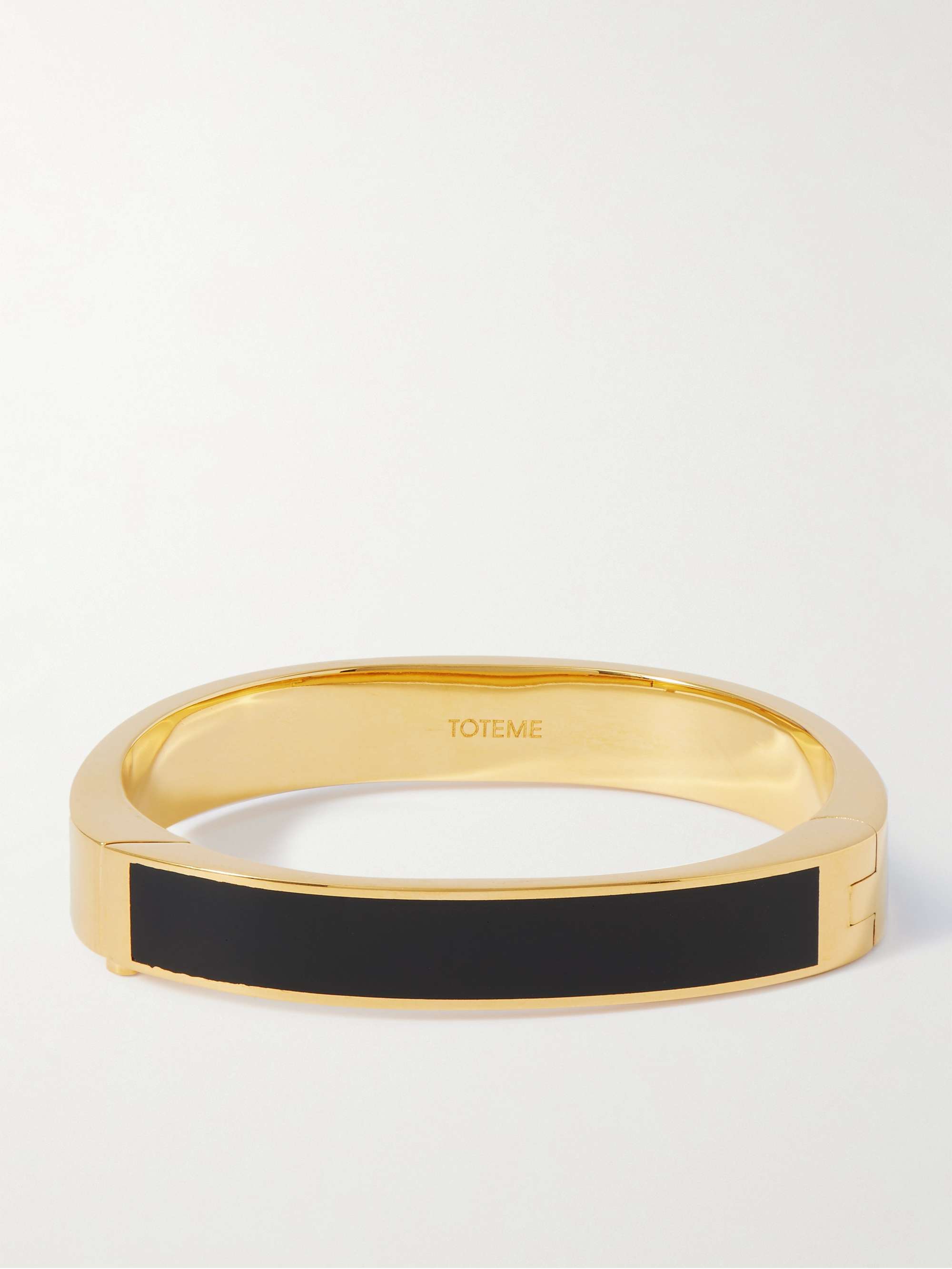 TOTEME Signature gold-tone and enamel bracelet | NET-A-PORTER
