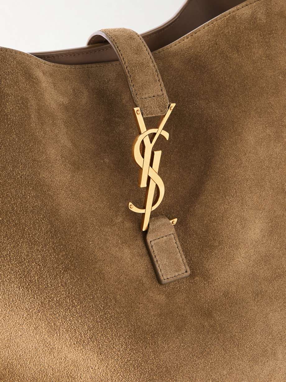 SAINT LAURENT Le 5 à 7 Supple large suede shoulder bag | NET-A-PORTER