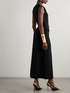 BRANDON MAXWELL The Corinne wool-blend crepe midi dress | NET-A-PORTER