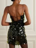 16ARLINGTON Fia paillette-embellished tulle mini dress | NET-A-PORTER