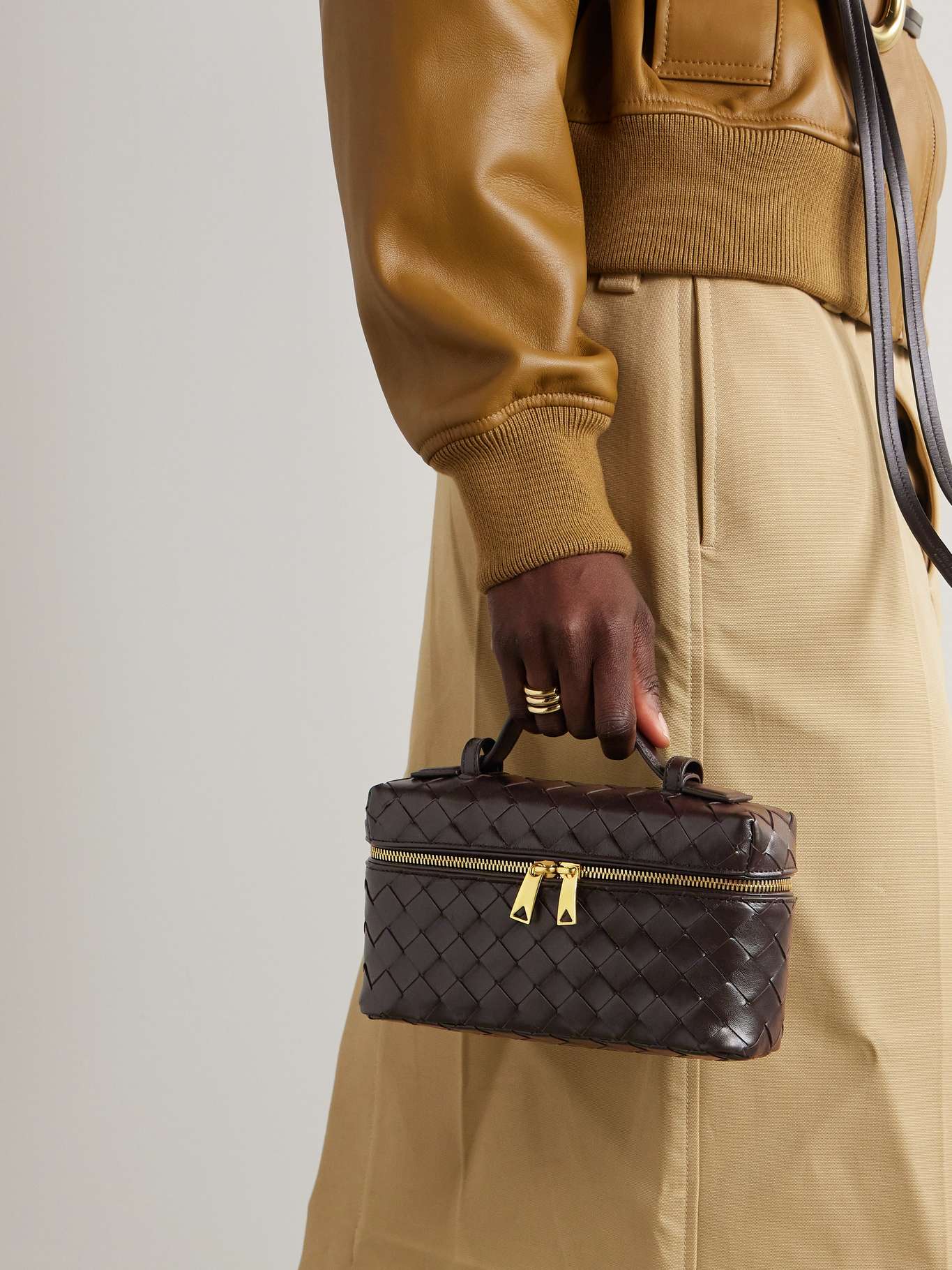 BOTTEGA VENETA Bang Bang Vanity mini intrecciato leather tote | NET-A-PORTER