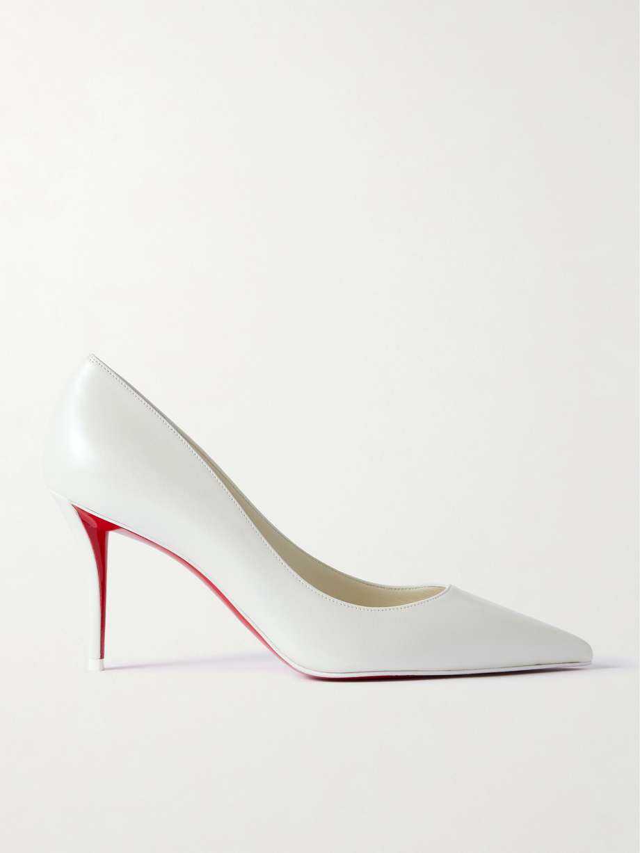 CHRISTIAN LOUBOUTIN Miss Z 80 leather pumps | NET-A-PORTER