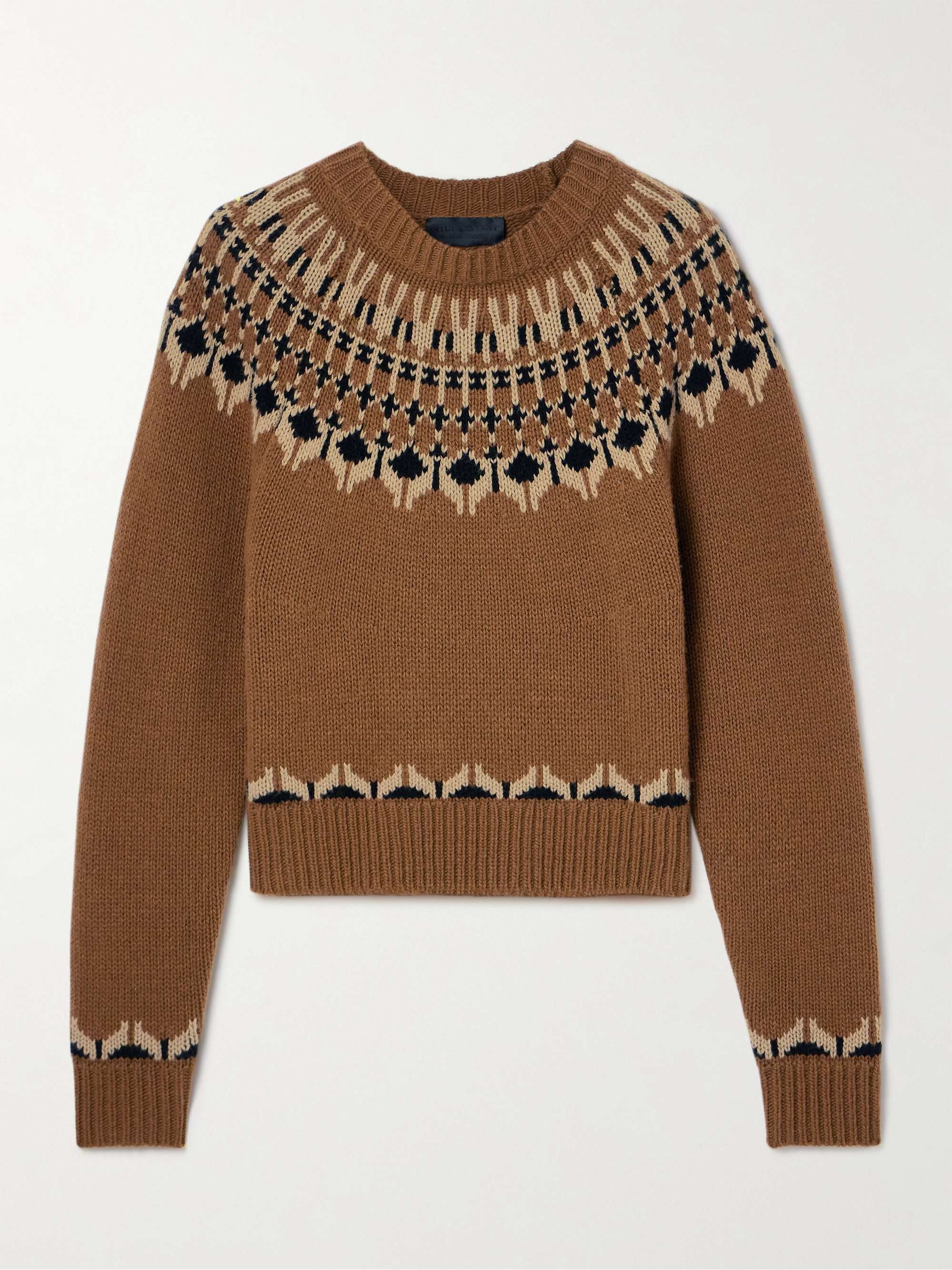 NILI LOTAN Fern Fair Isle wool sweater | NET-A-PORTER