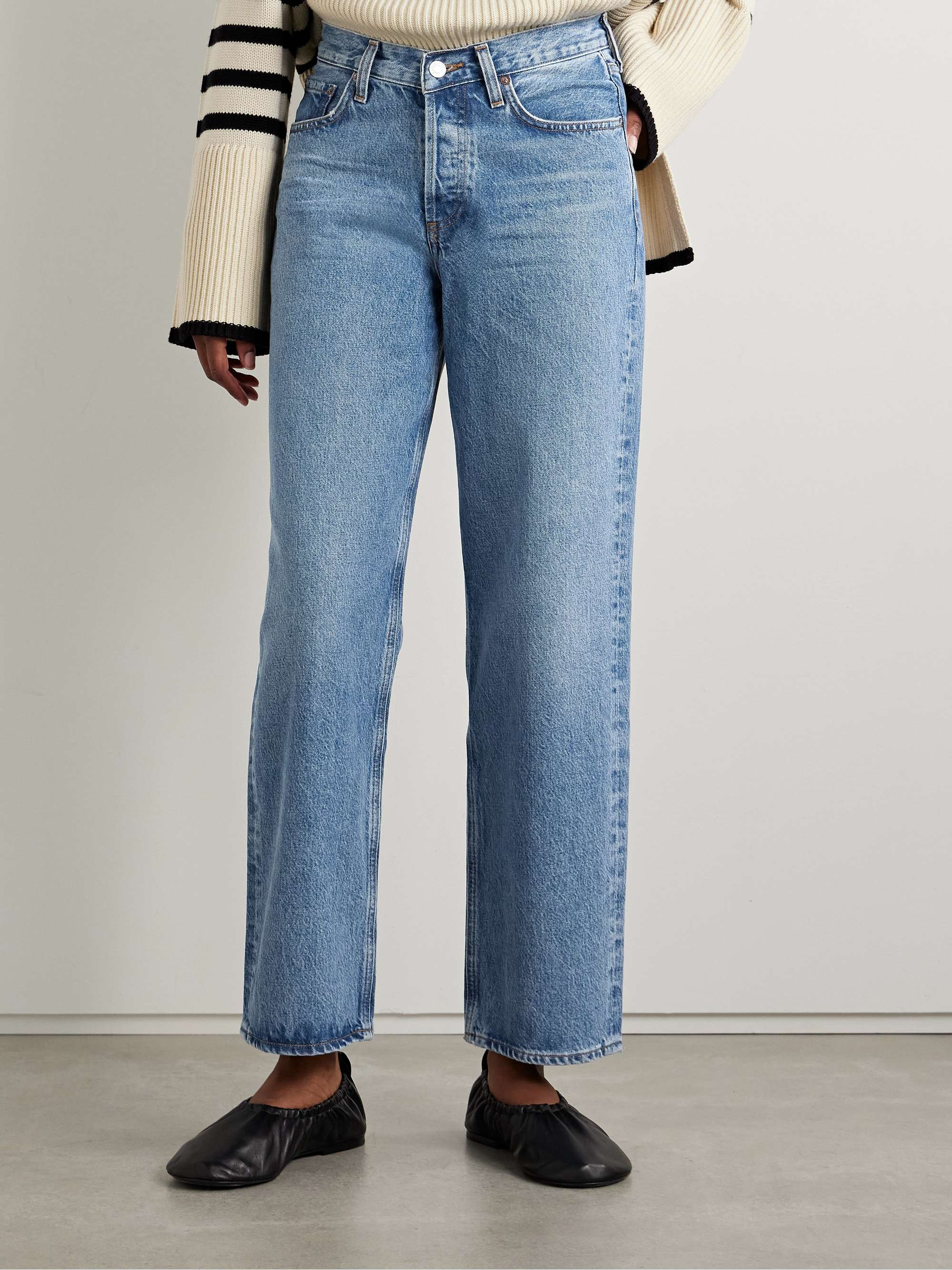 AGOLDE V-Waist Baggy mid-rise straight-leg jeans | NET-A-PORTER