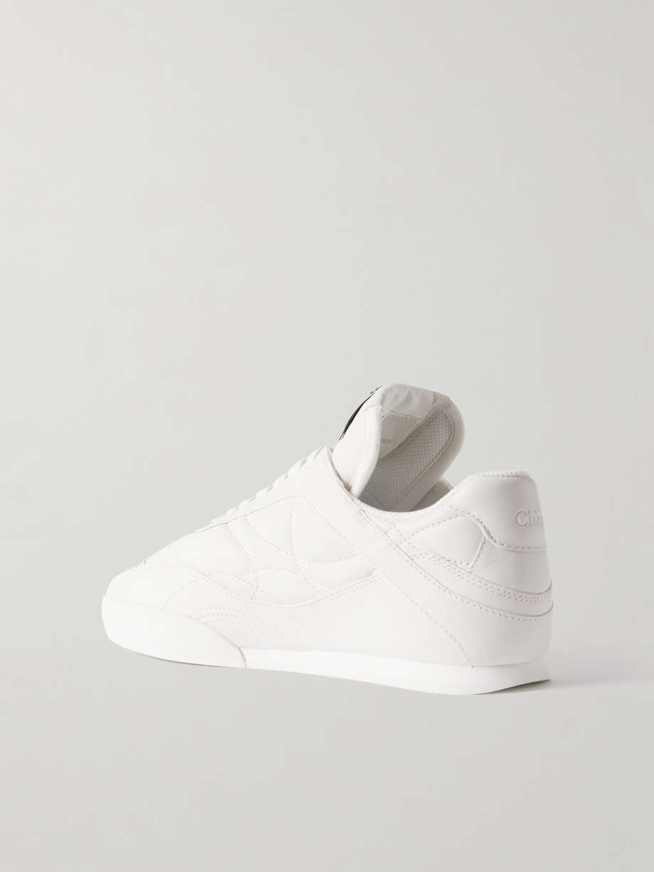 CHLOÉ Kick quilted-leather sneakers | NET-A-PORTER