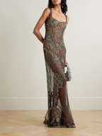 CLIO PEPPIATT Cora embellished tulle gown | NET-A-PORTER