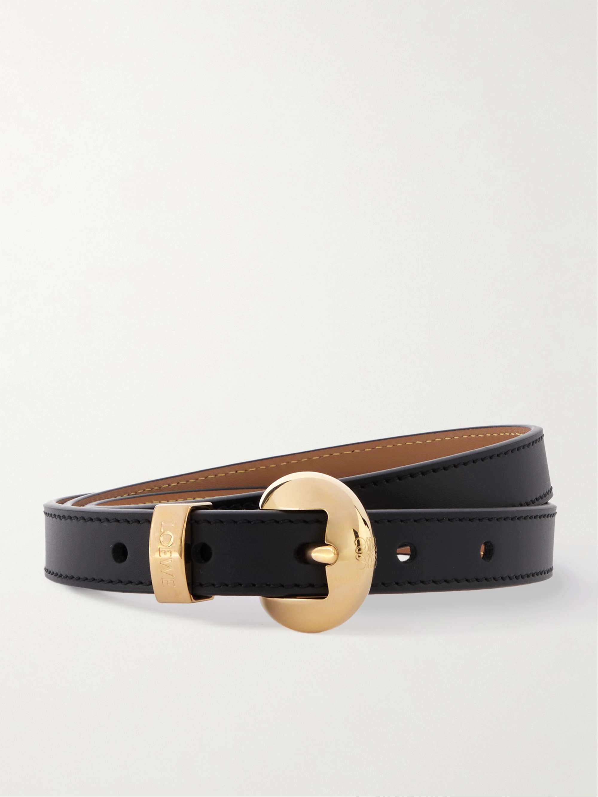 LOEWE Pebble leather belt | NET-A-PORTER LOEWE Pebble leather belt | NET-A-PORTER