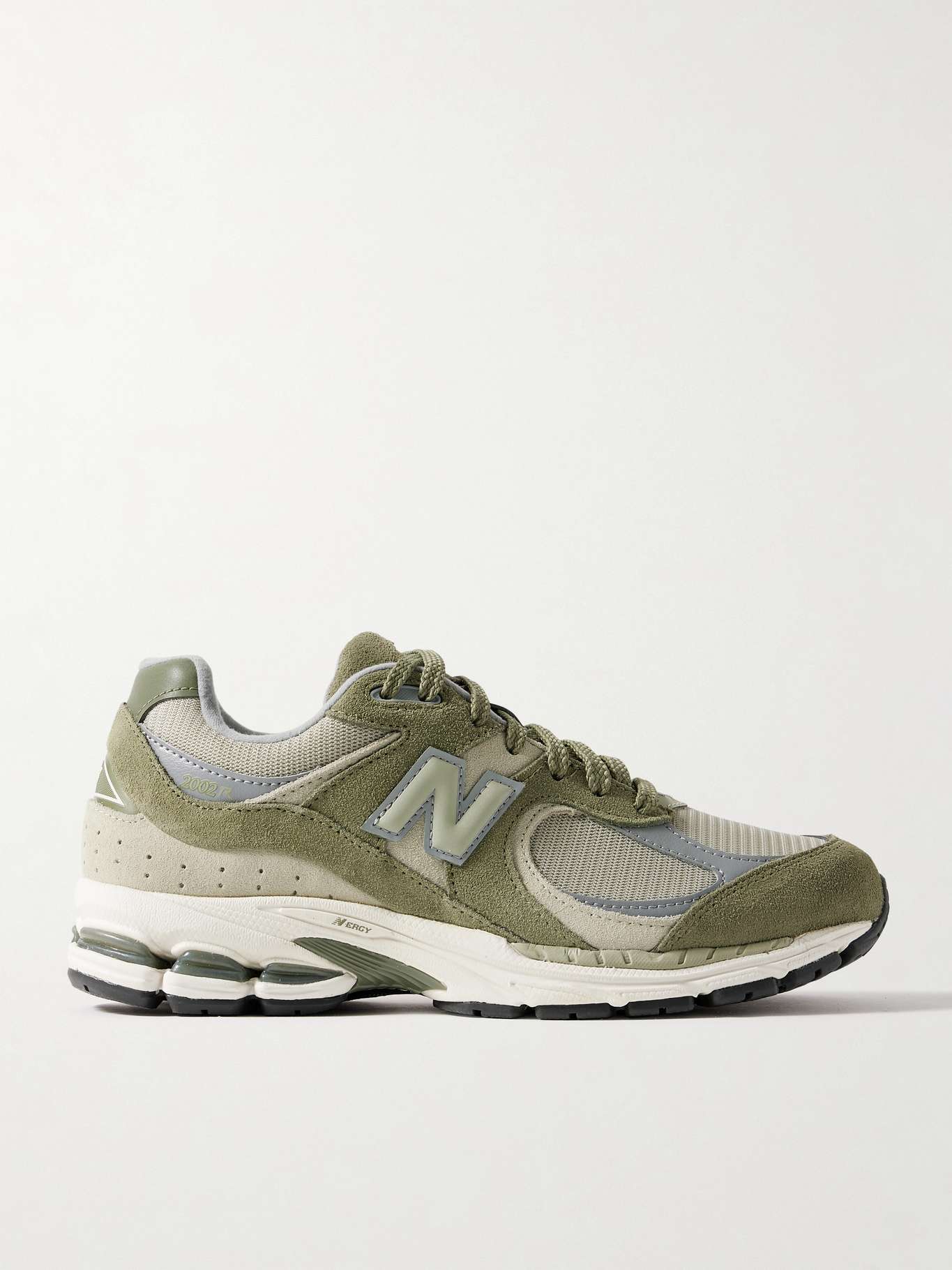 NEW BALANCE 2002R leather-trimmed mesh and suede sneakers | NET-A-PORTER