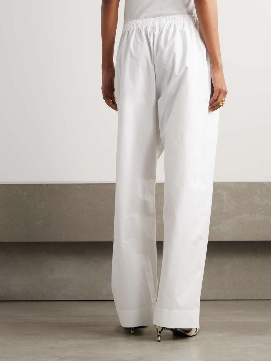 CARVEN Cotton-poplin wide-leg pants | NET-A-PORTER