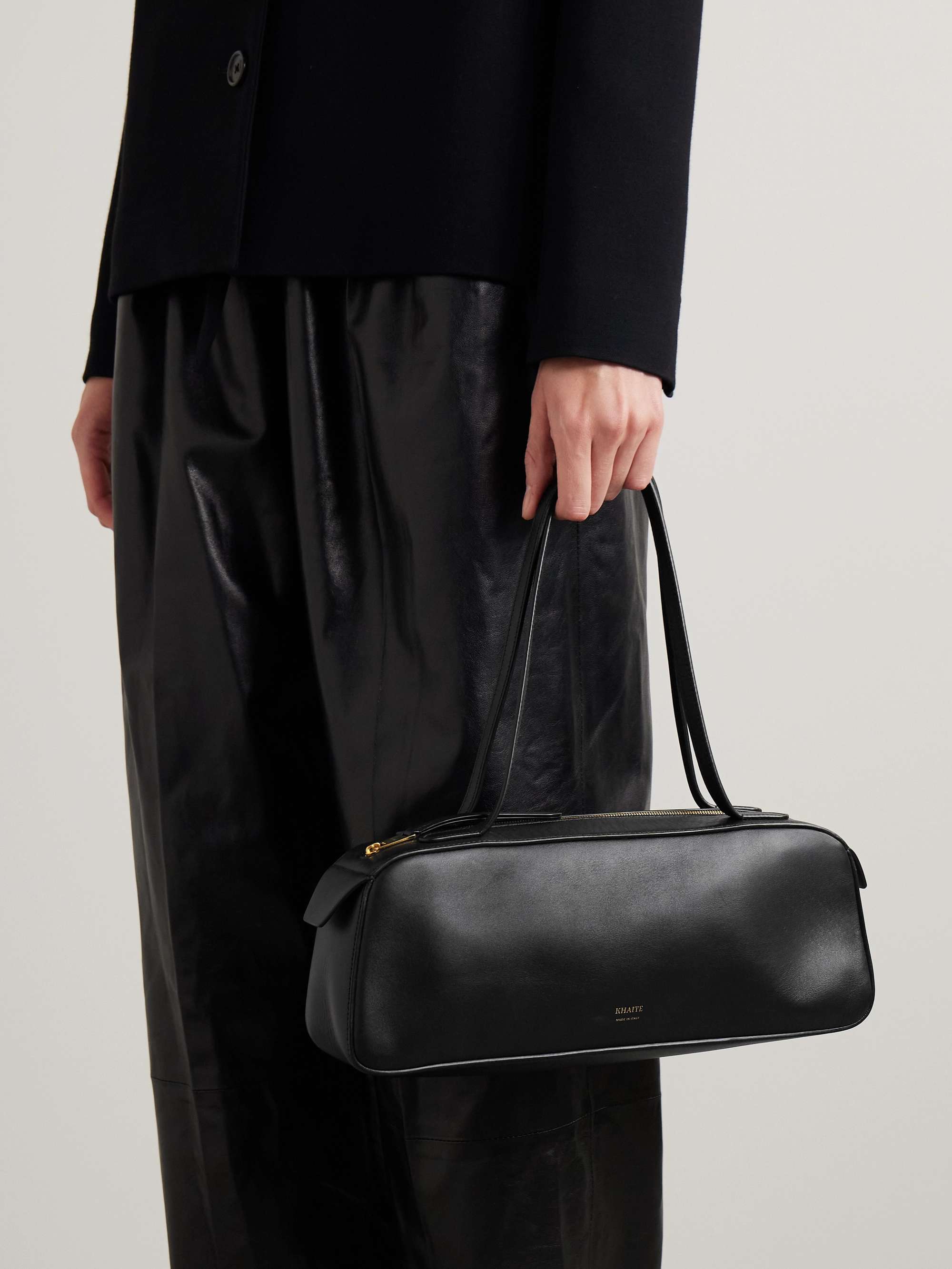 KHAITE Simona leather shoulder bag | NET-A-PORTER