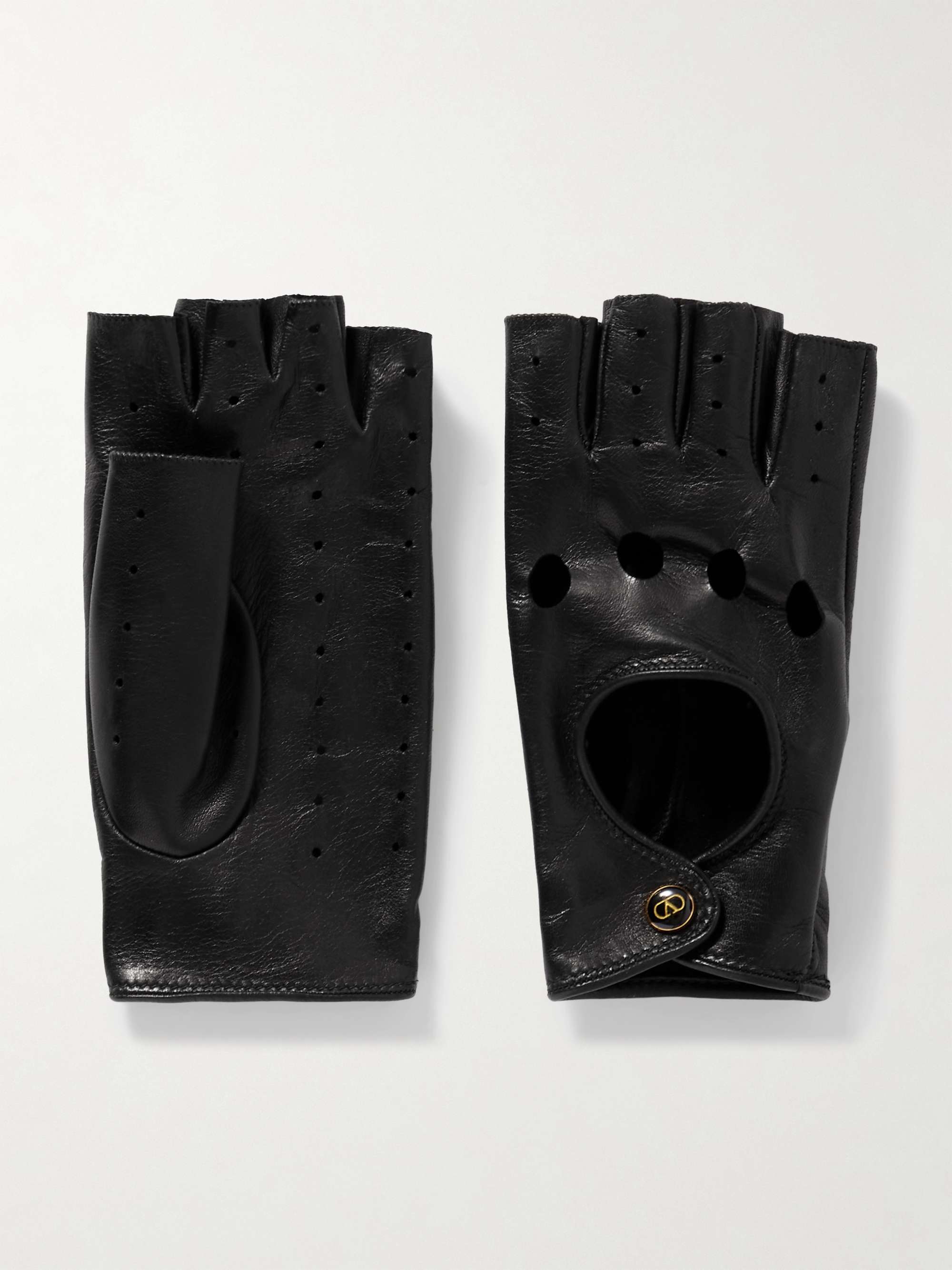 Valentino leather gloves store