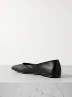 THE ROW Leather ballet flats | NET-A-PORTER