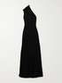 PROENZA SCHOULER Cora one-shoulder stretch-knit and pleated crepon maxi dress | NET-A-PORTER
