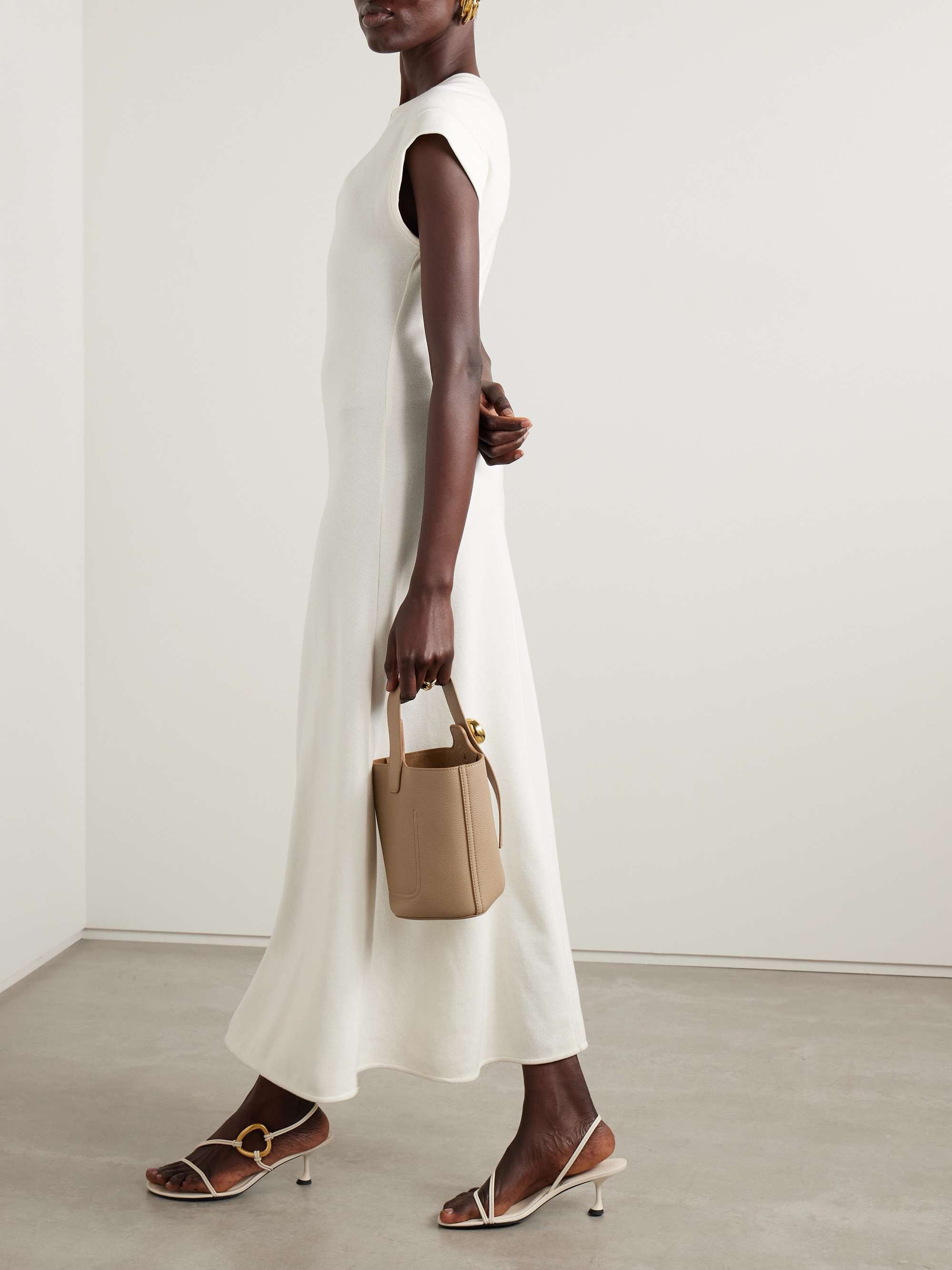 PROENZA SCHOULER WHITE LABEL Melanie ribbed cotton-blend maxi dress ...