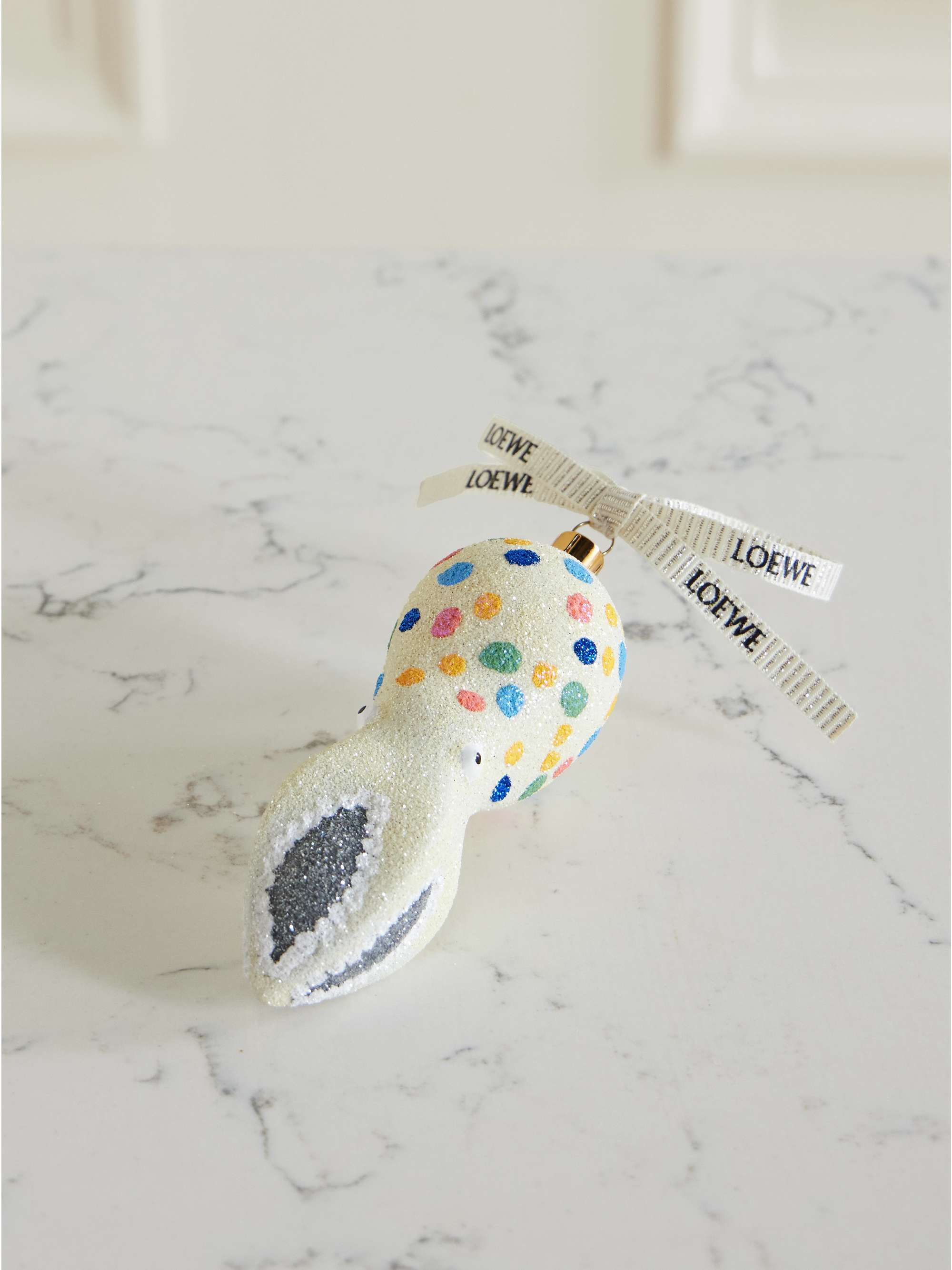 LOEWE + Suna Fujita Octopus glittered blown glass bauble | NET-A-PORTER