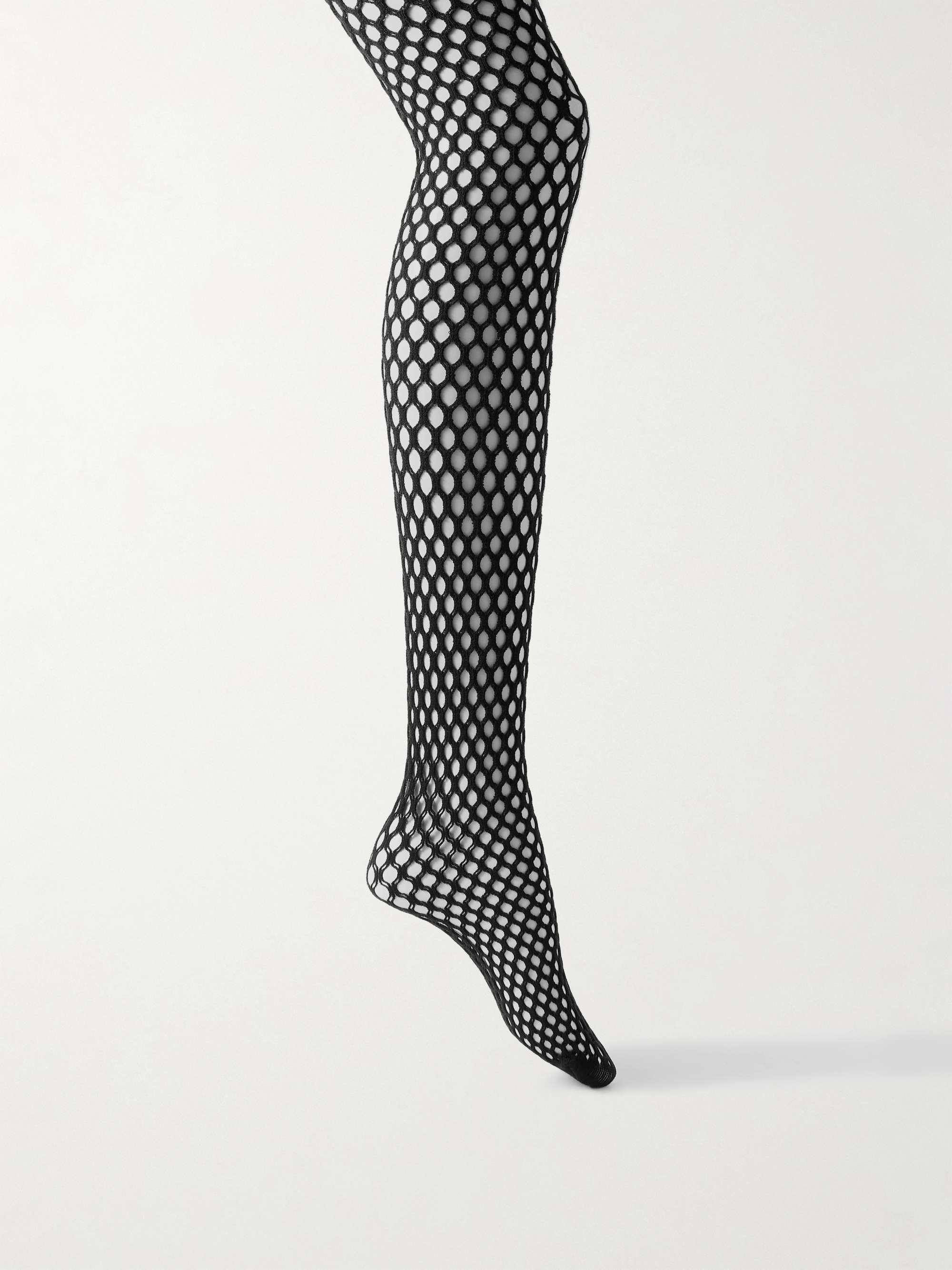 WARDROBE.NYC + RHW wool-blend fishnet tights | NET-A-PORTER