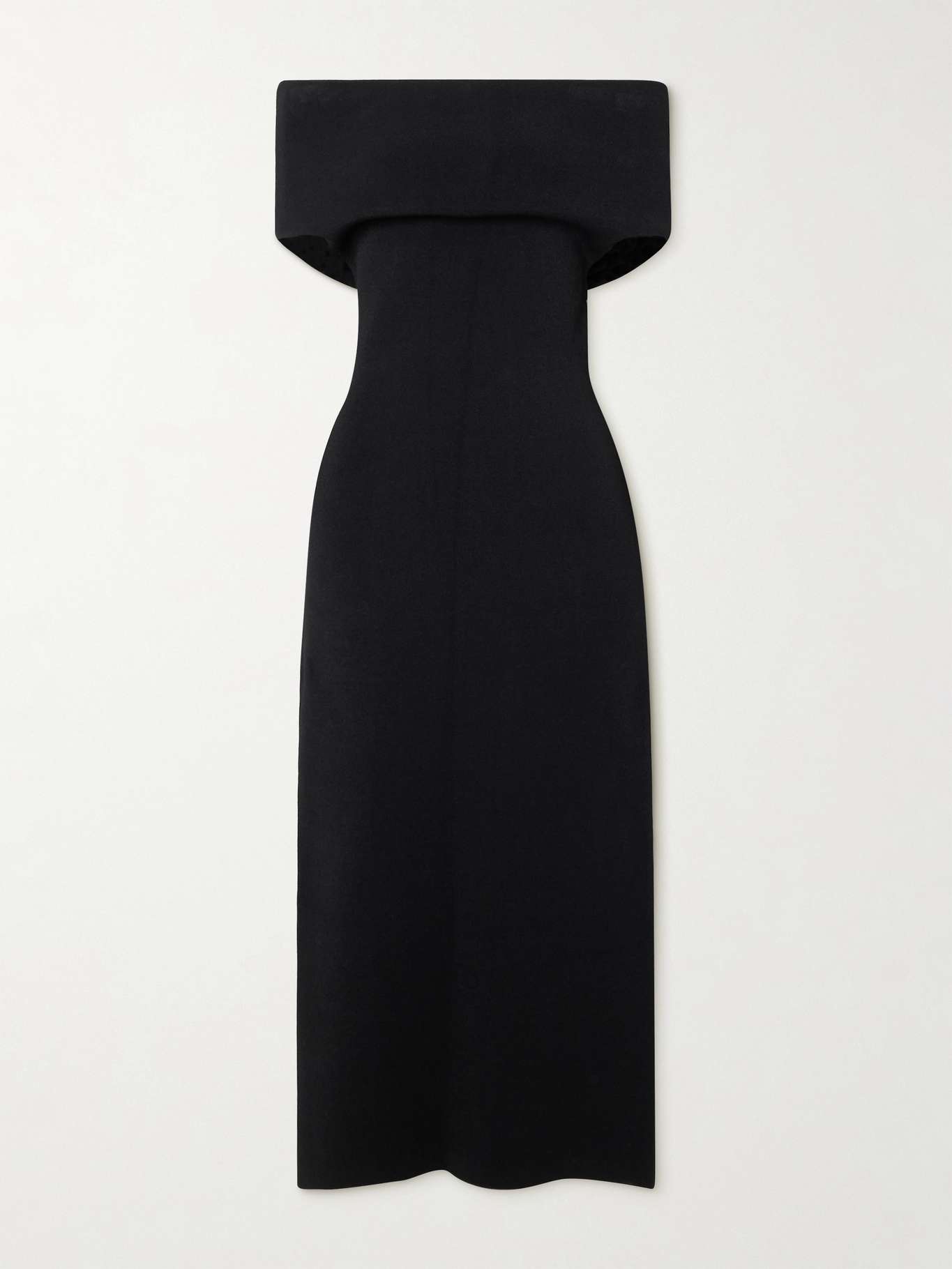 TOTEME Off-the-shoulder jersey midi dress | NET-A-PORTER