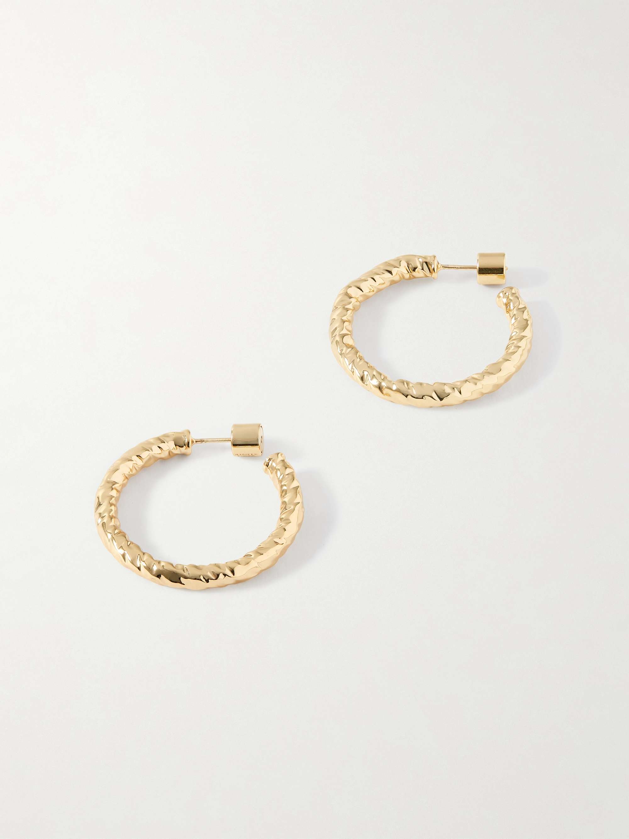 JENNIFER FISHER Hailey Mini gold-plated hoop earrings | NET-A-PORTER