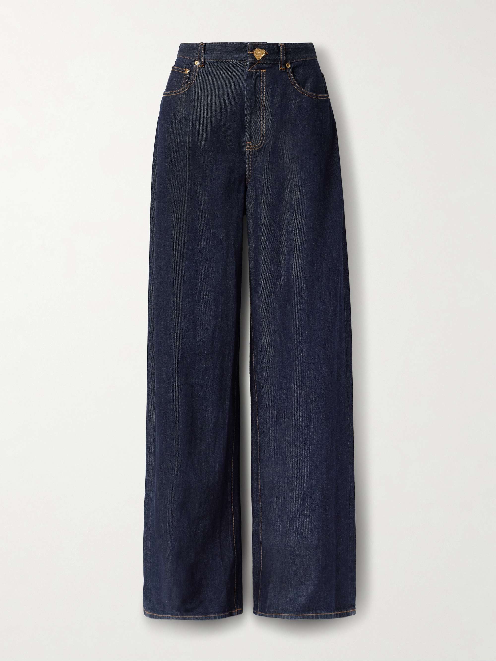 ZIMMERMANN Crush high-rise wide-leg jeans | NET-A-PORTER