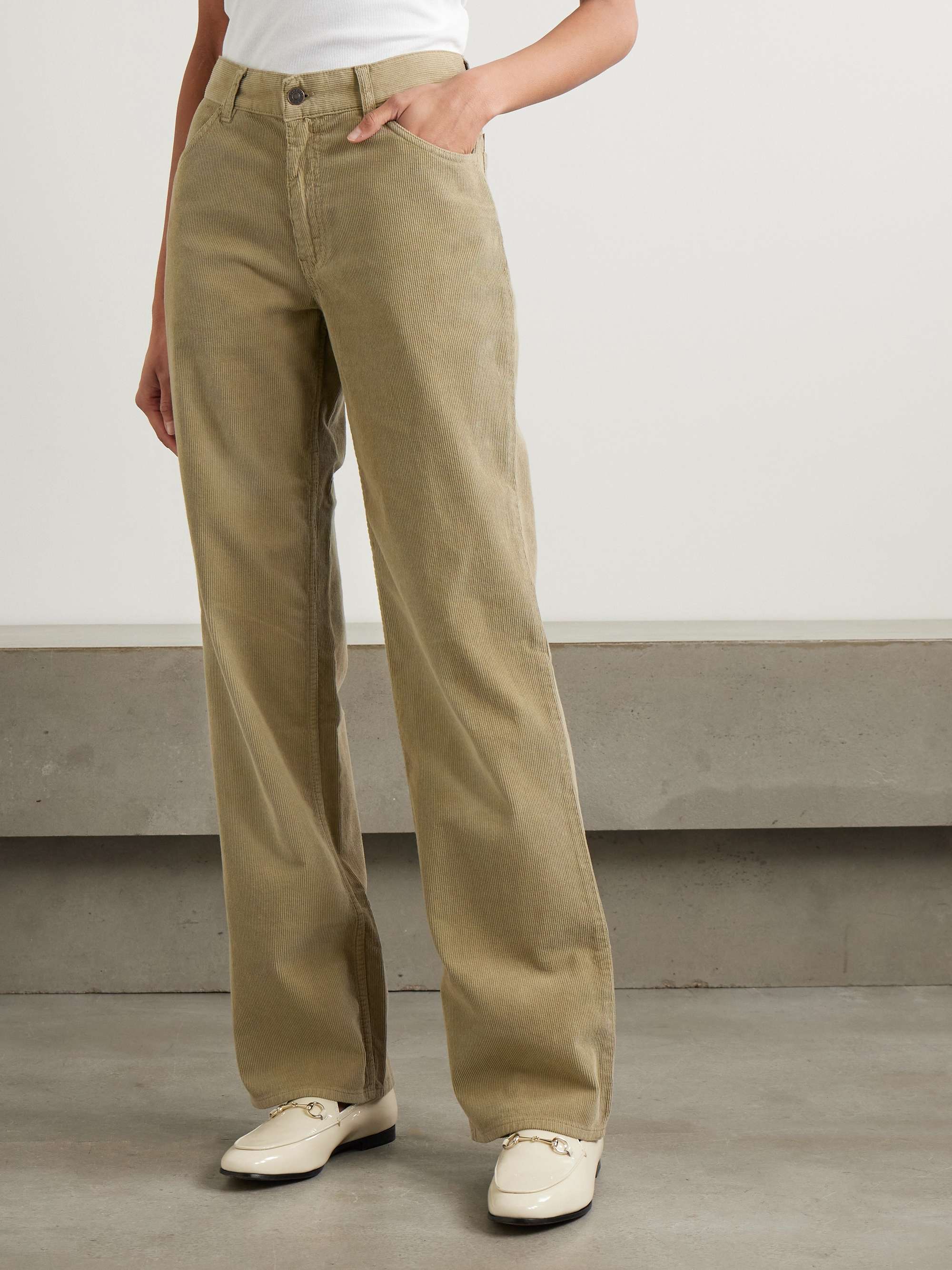 FORTELA Juniper cotton-corduroy straight-leg pants | NET-A-PORTER