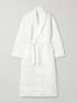 SKIN Sierra quilted padded cotton robe | NET-A-PORTER