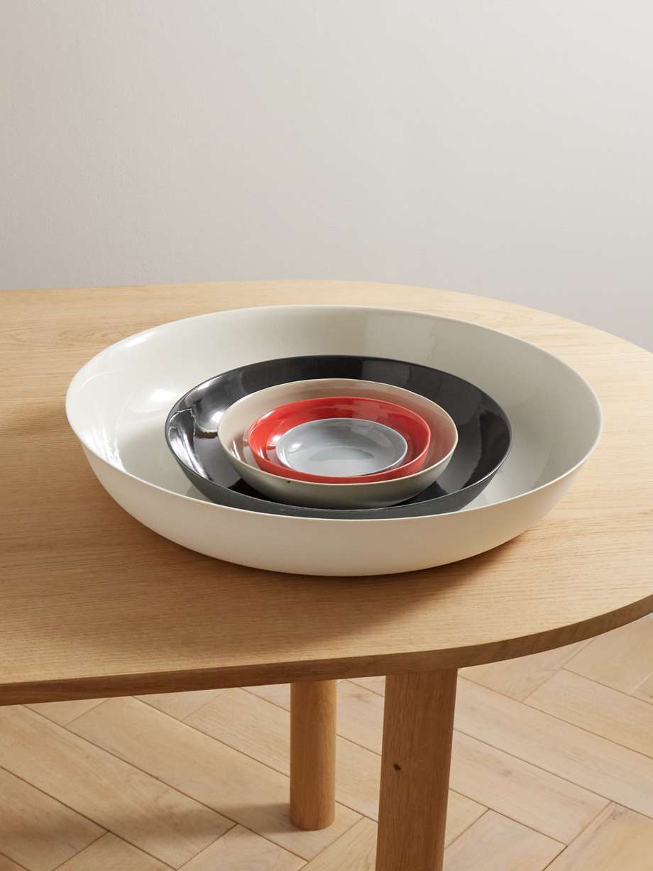 MUD AUSTRALIA Pebble set of five porcelain serving bowls | NET-A-PORTER