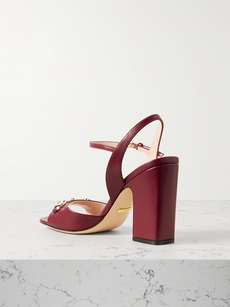 GUCCI Lady horsebit-detailed leather sandals | NET-A-PORTER