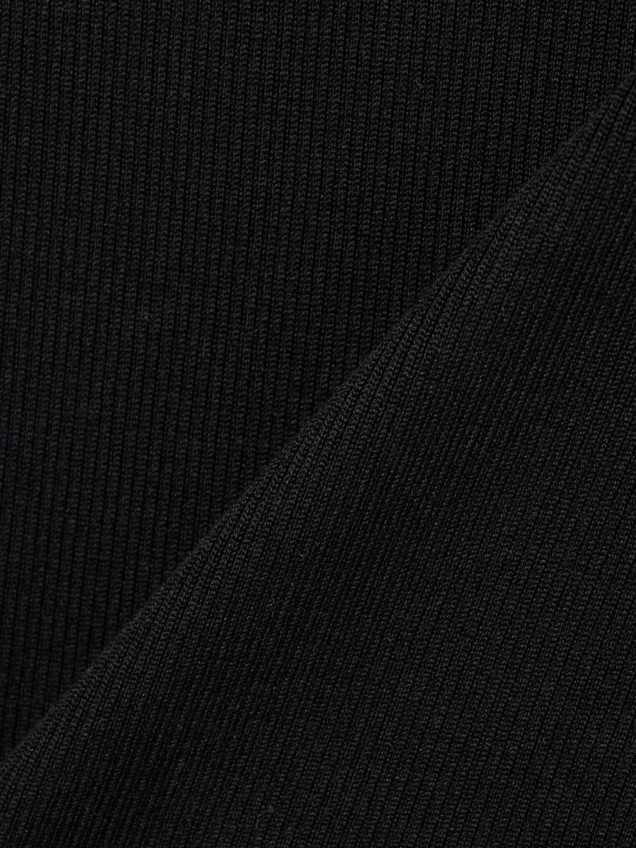 THEORY Color-block ribbed silk T-shirt | NET-A-PORTER