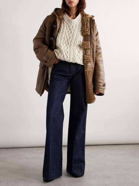 BOTTEGA VENETA Auckland hooded shearling jacket | NET-A-PORTER