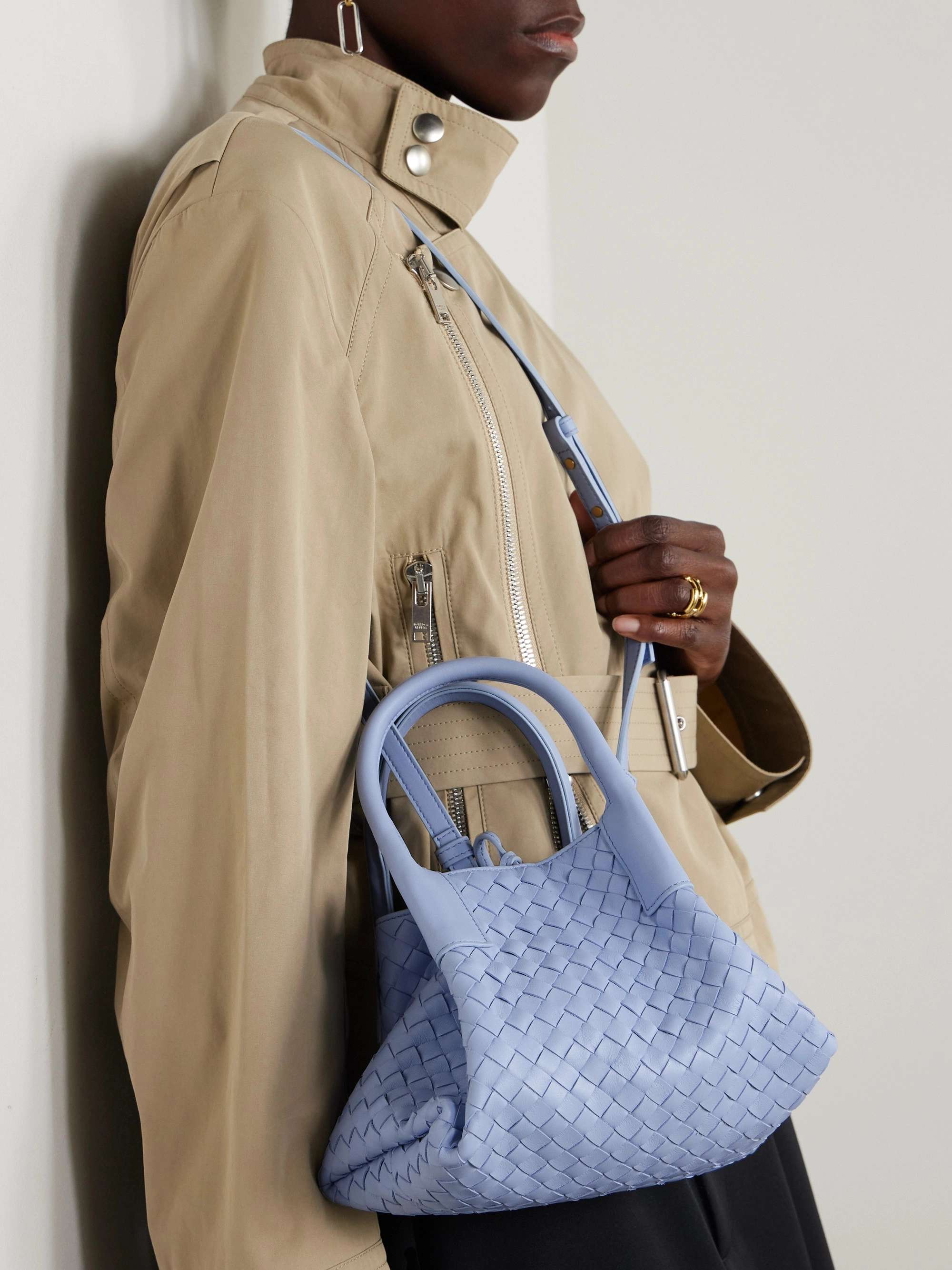 BOTTEGA VENETA Pinacoteca mini intrecciato leather tote | NET-A-PORTER