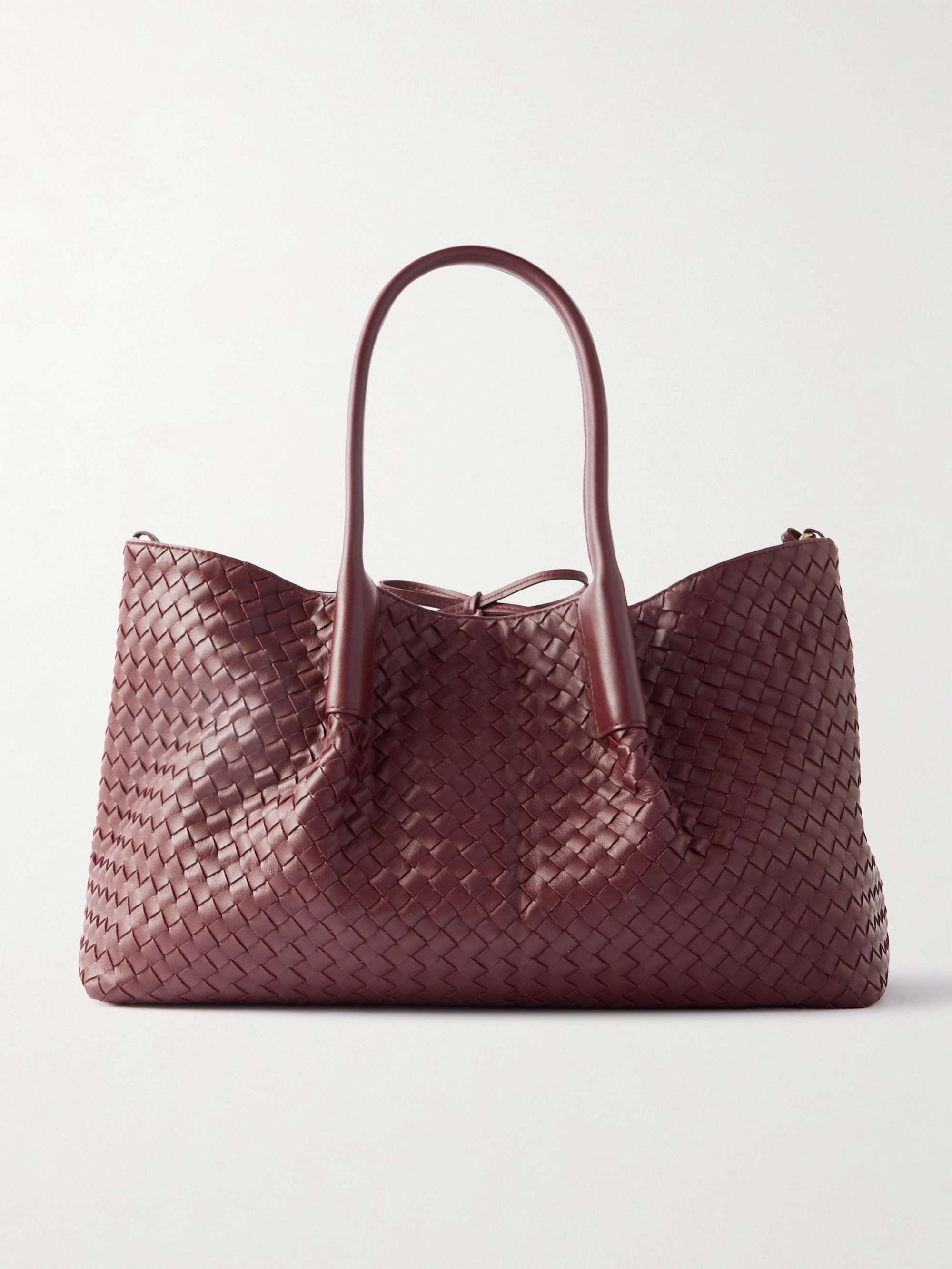 BOTTEGA VENETA Pinacoteca medium intrecciato leather tote bag | NET-A ...