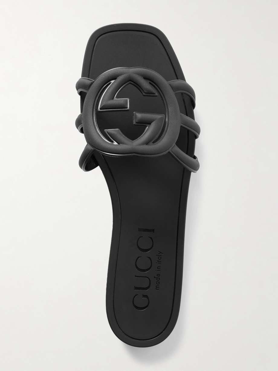GUCCI Rubber slides | NET-A-PORTER