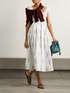 DÔEN Quinley shirred floral-print organic cotton midi dress | NET-A-PORTER